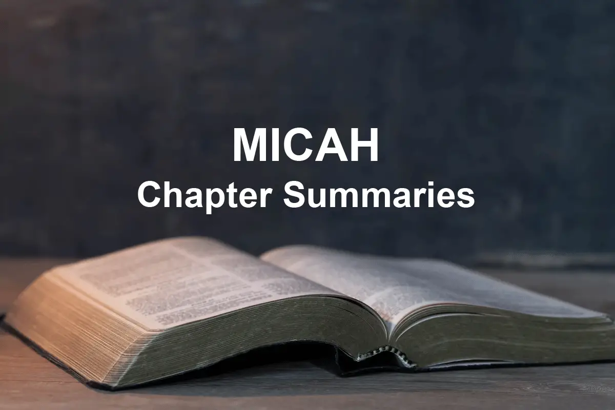 Micah Chapter Summaries (1-7) Micah Chapter Summaries (1-7)